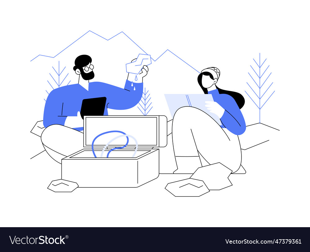 Study climate change abstract concept Royalty Free Vector