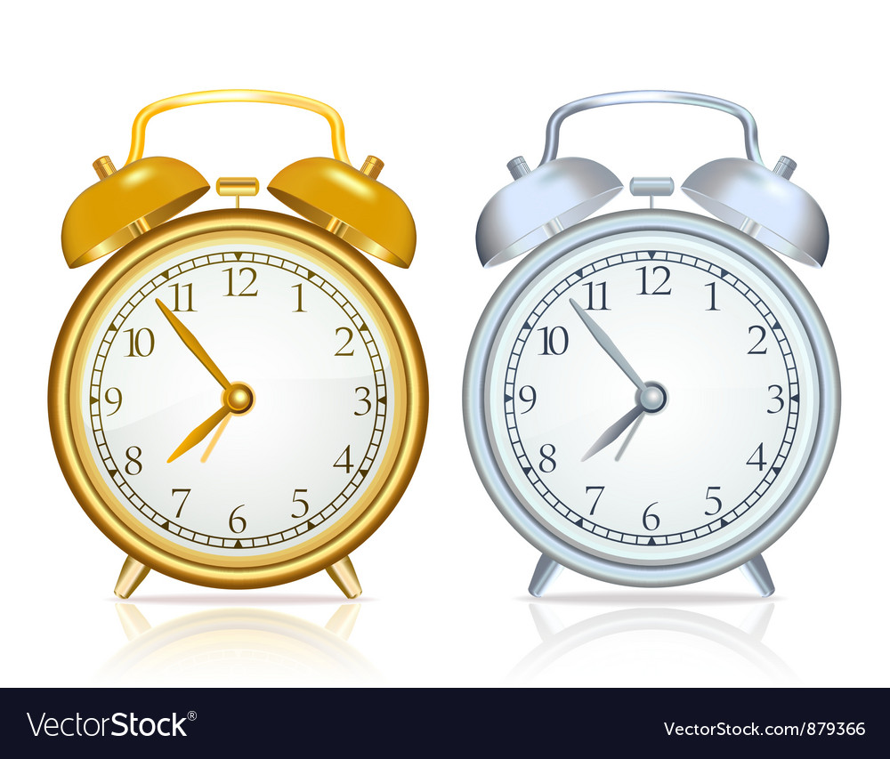 Alarm clock Royalty Free Vector Image - VectorStock