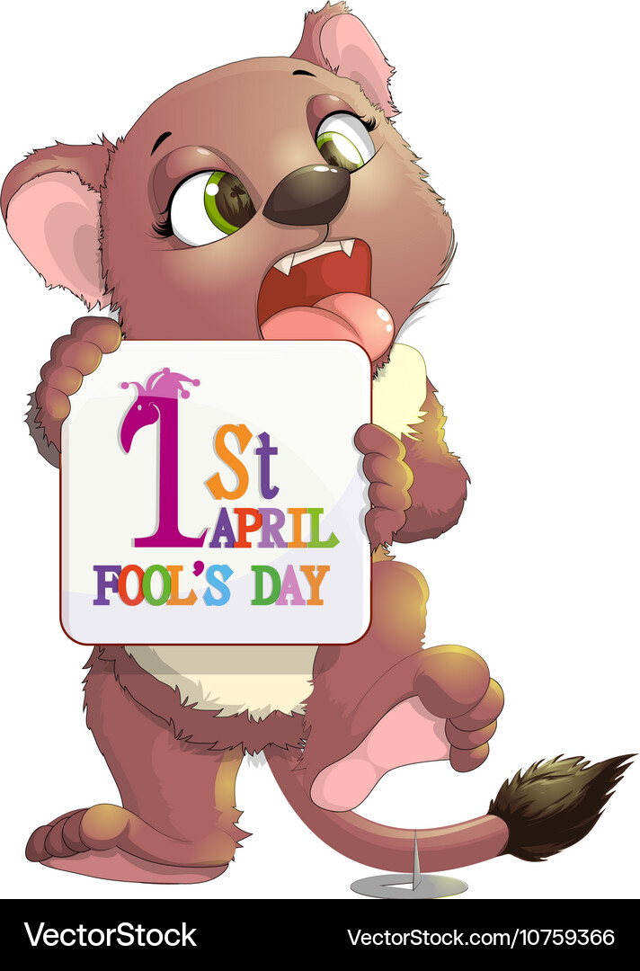 Bunny as of april Royalty Free Vector Image - VectorStock