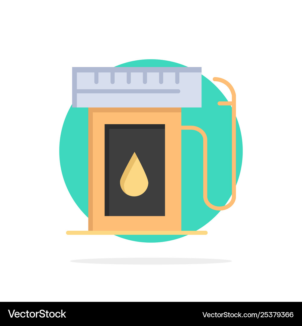 Gasoline industry oil drop abstract circle Vector Image