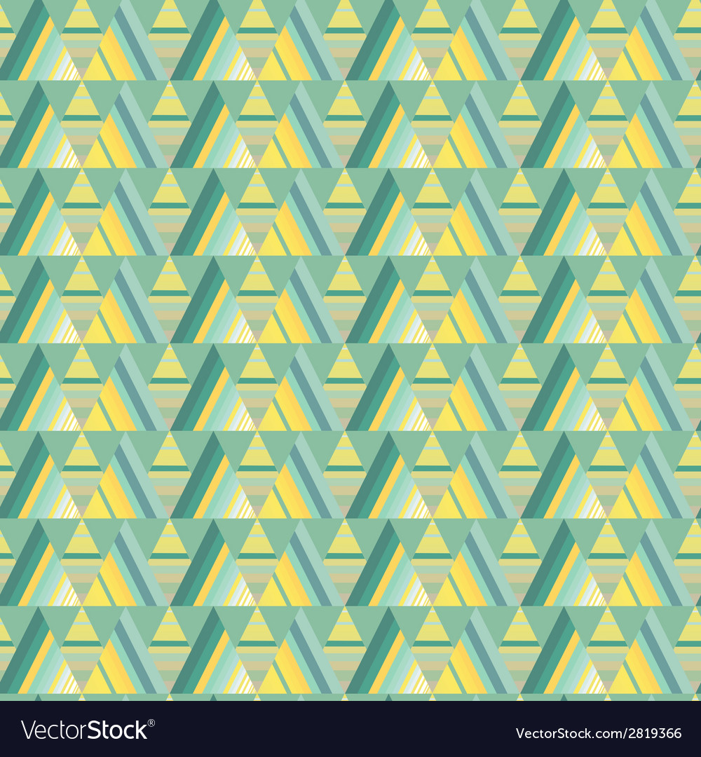 Seamless triangle background Royalty Free Vector Image