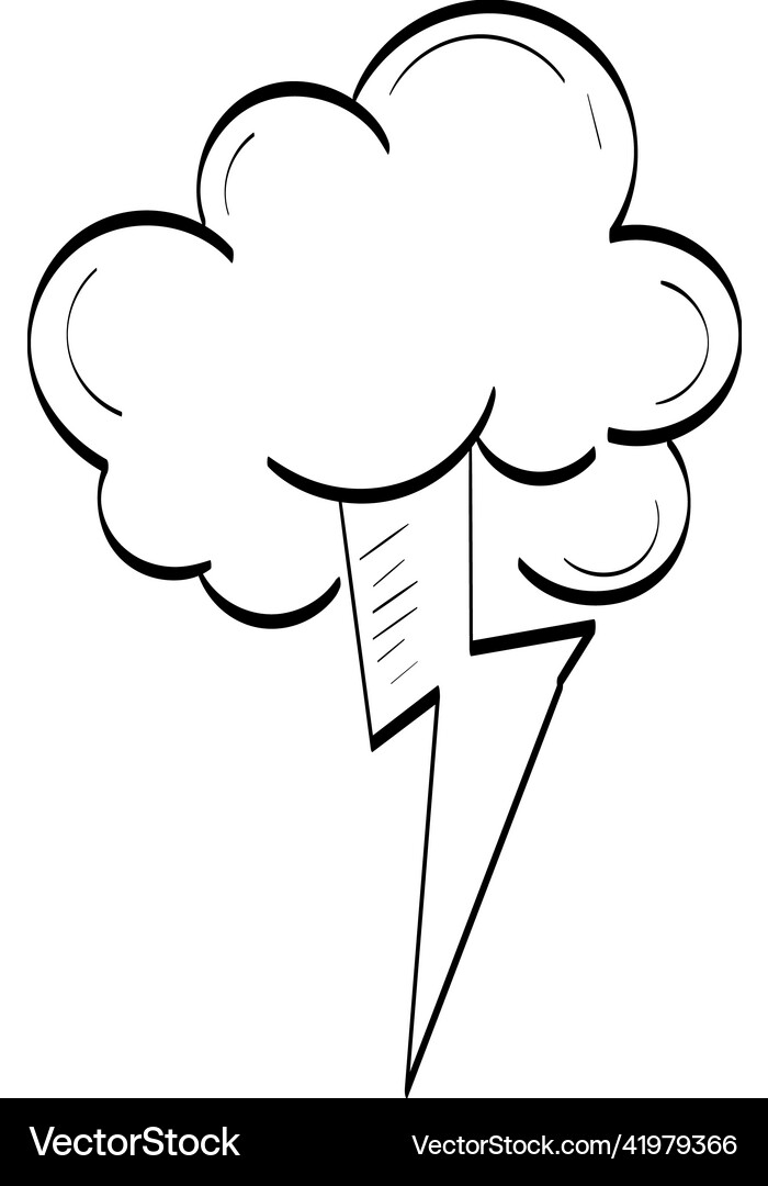 Weather line art use as poster design Royalty Free Vector