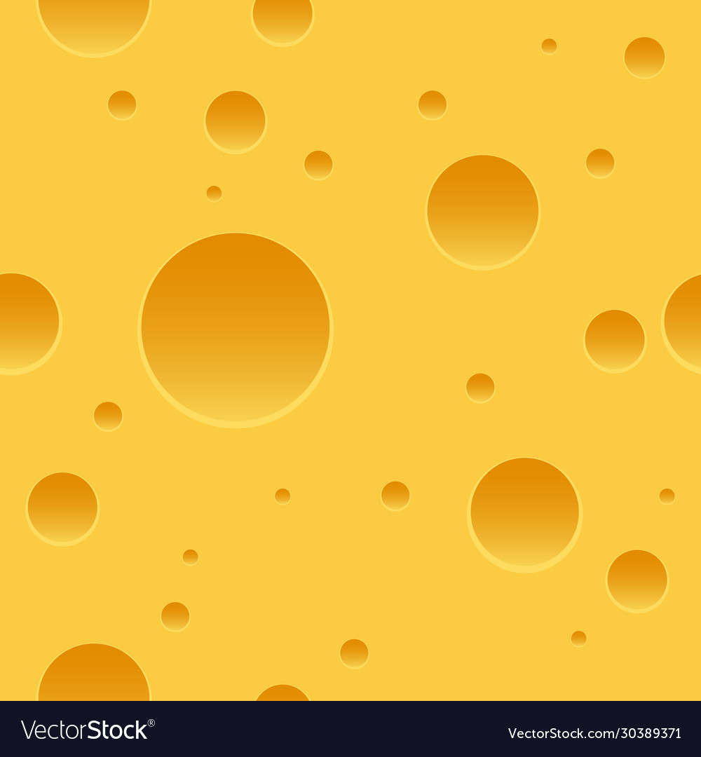 Cheese seamless pattern Royalty Free Vector Image