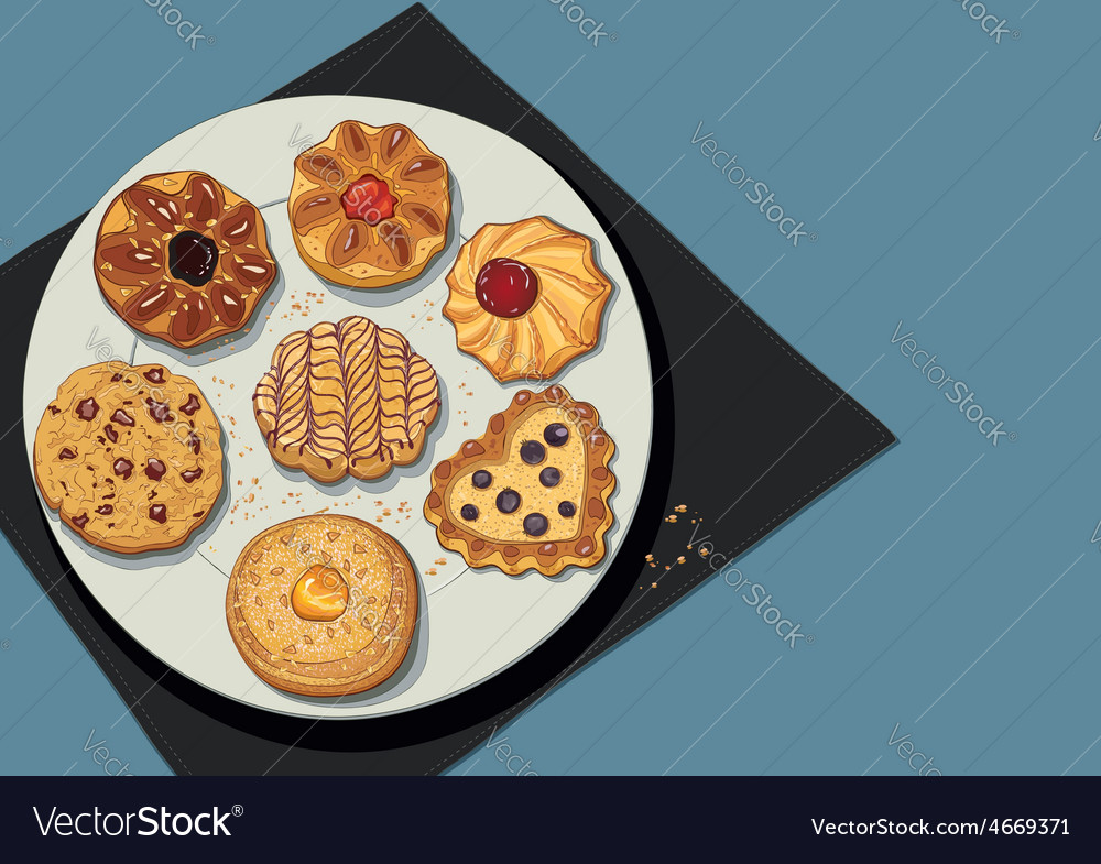 Cookies Royalty Free Vector Image - VectorStock