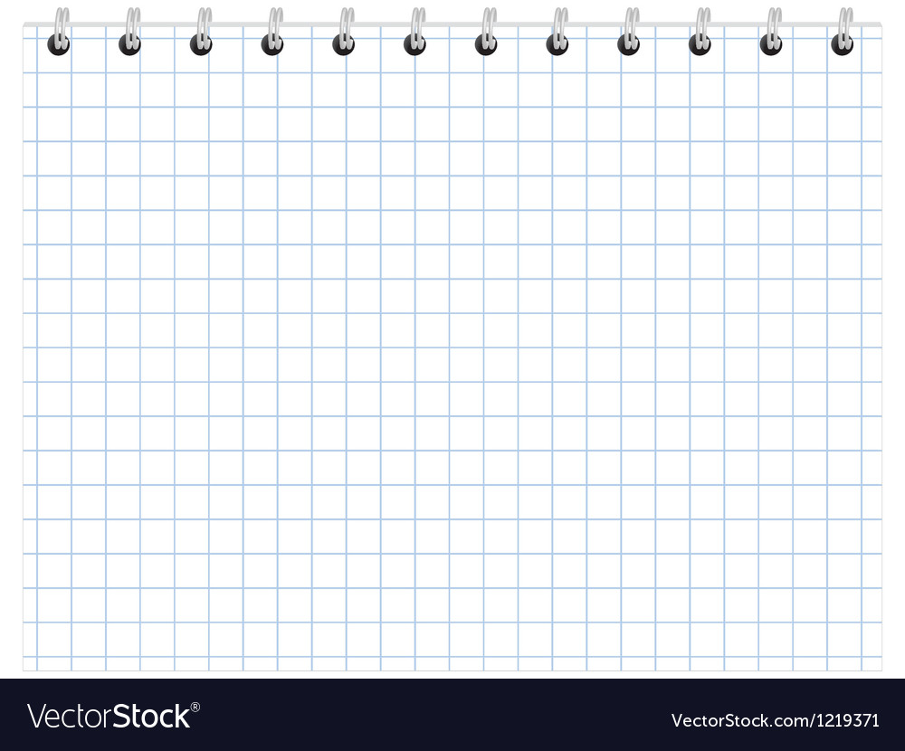 Exercise book Royalty Free Vector Image - VectorStock