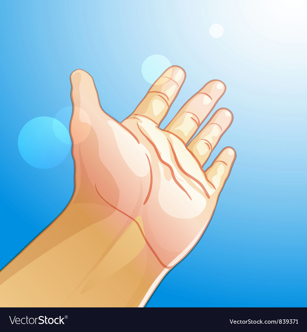 Hand Royalty Free Vector Image - VectorStock