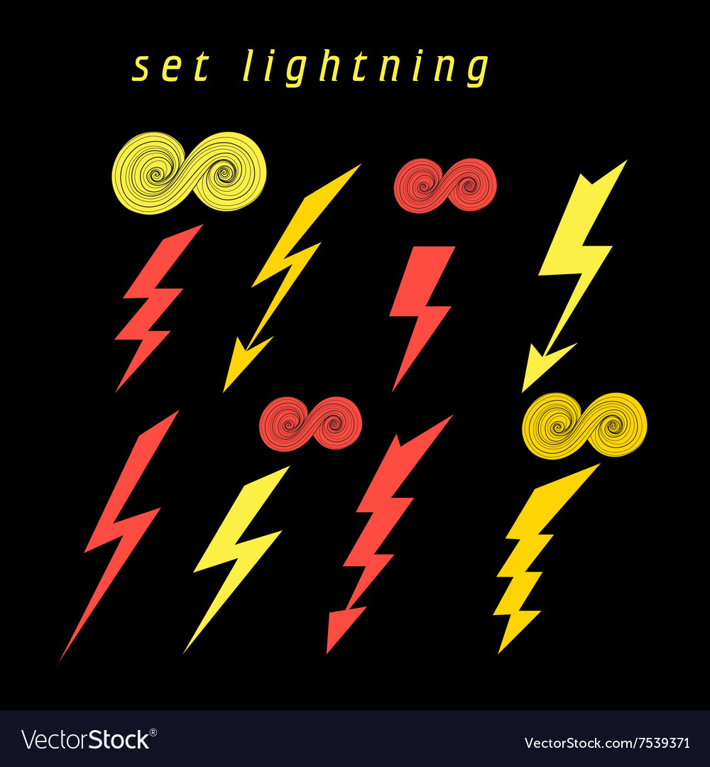 Lightning Royalty Free Vector Image - VectorStock