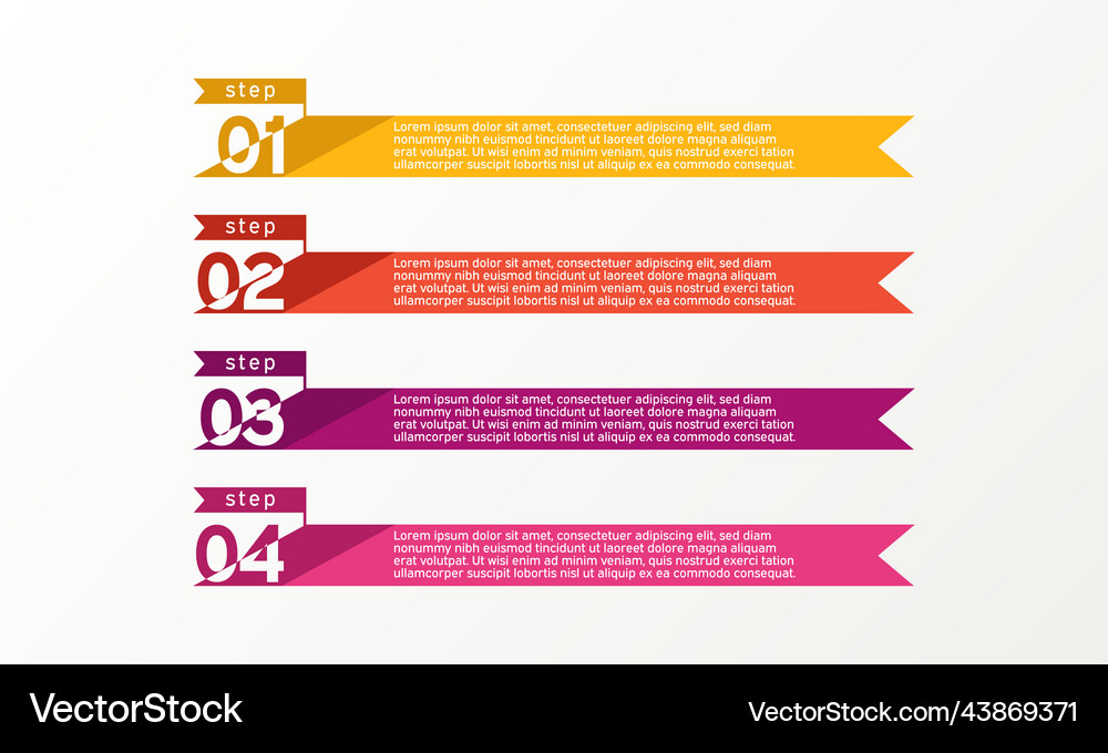 Line infographic business diagrams presentations Vector Image