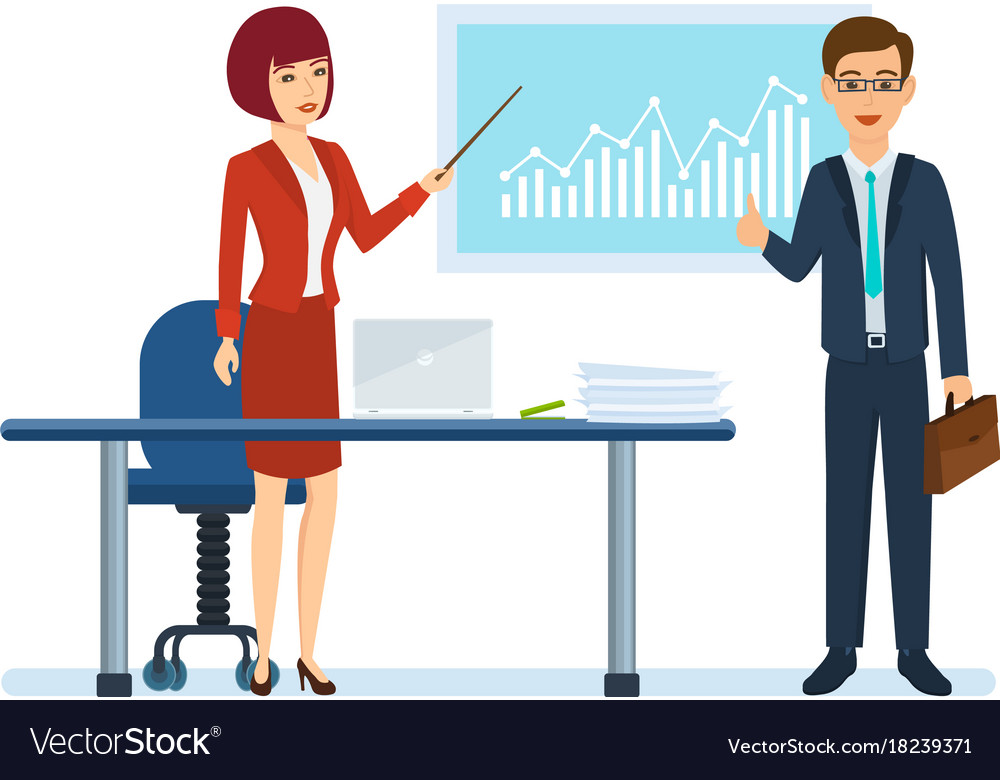 Office worker Royalty Free Vector Image - VectorStock