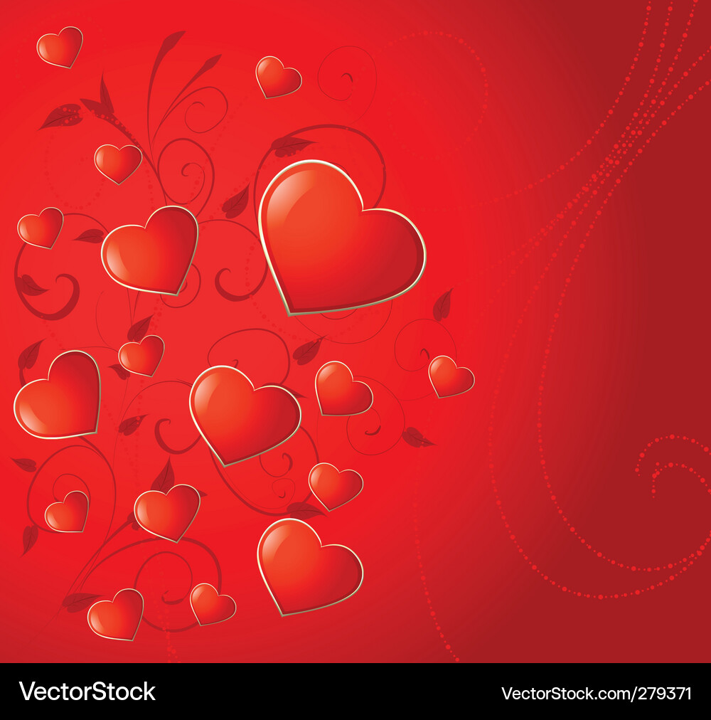 Red valentine Royalty Free Vector Image - VectorStock