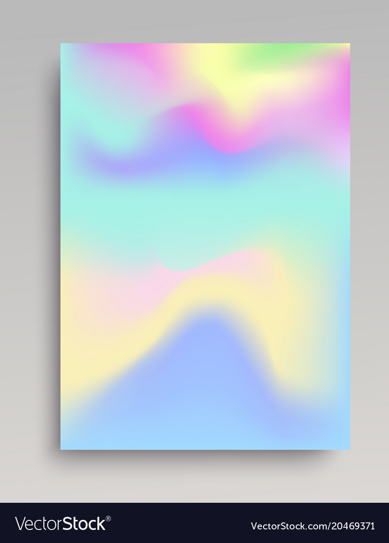 Wavy cold colored gradient backdrop Royalty Free Vector