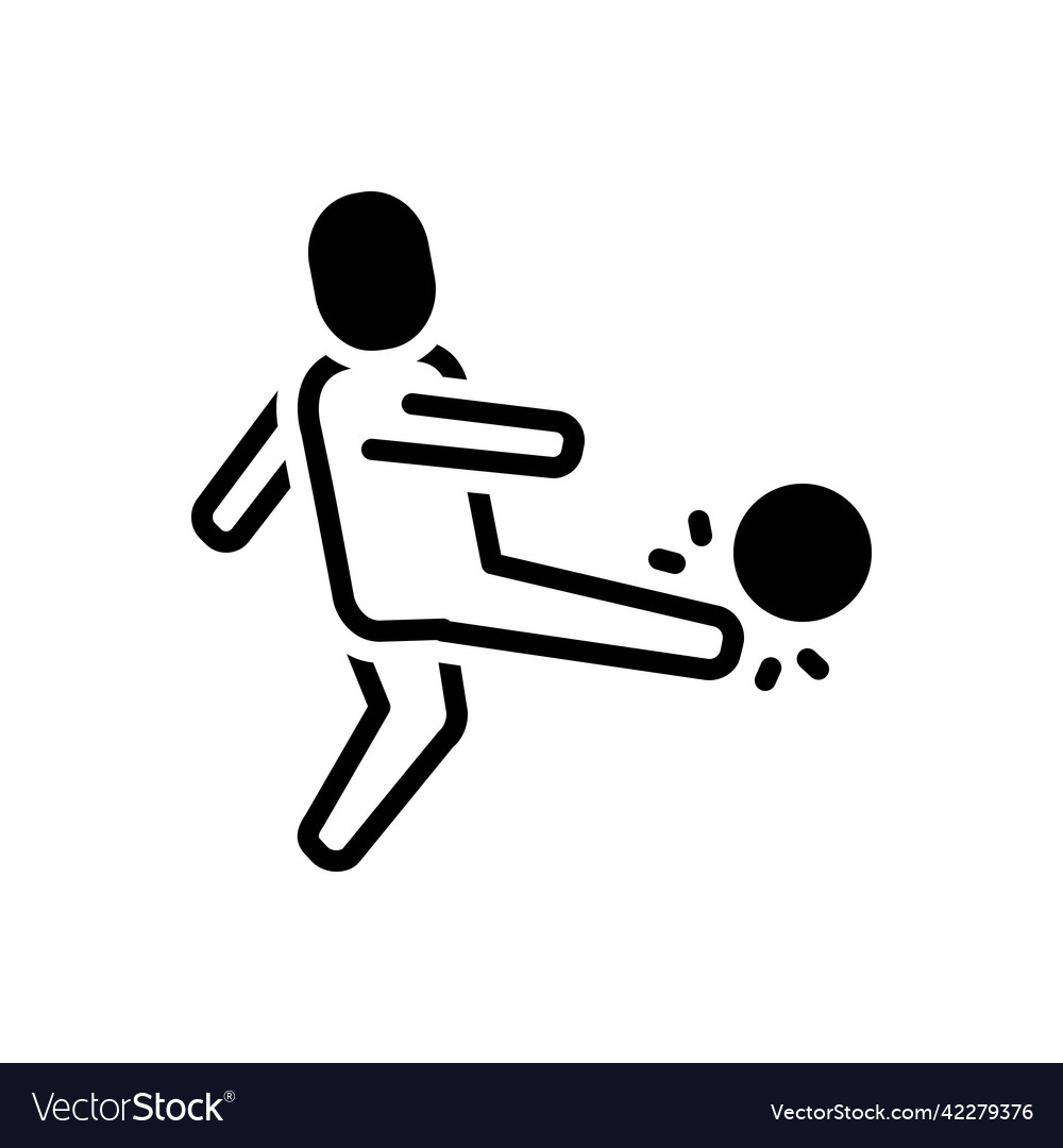 Kick Royalty Free Vector Image - VectorStock