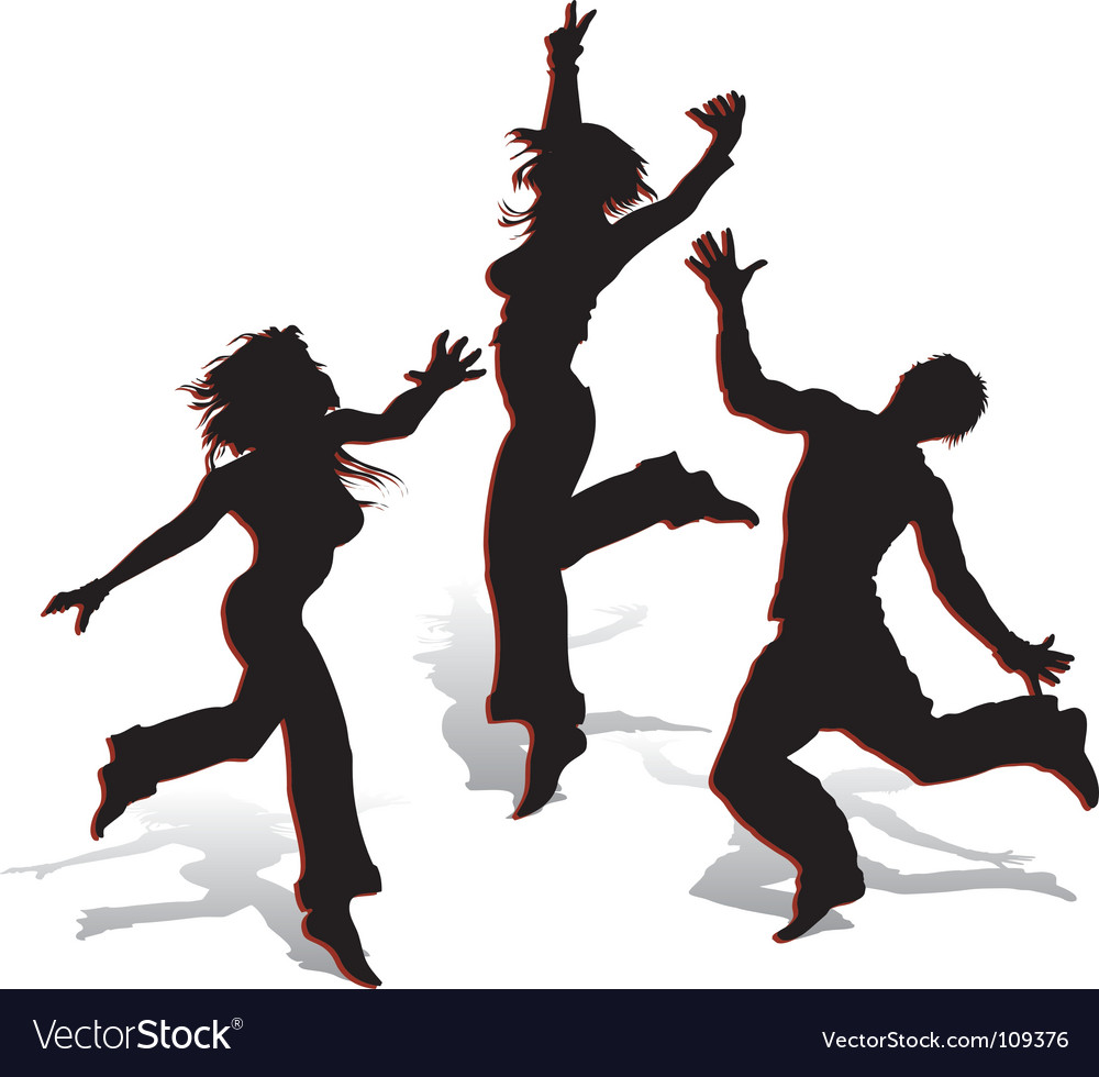 Silhouettes Royalty Free Vector Image - VectorStock