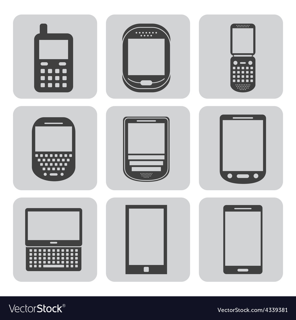 Cell phone Royalty Free Vector Image - VectorStock
