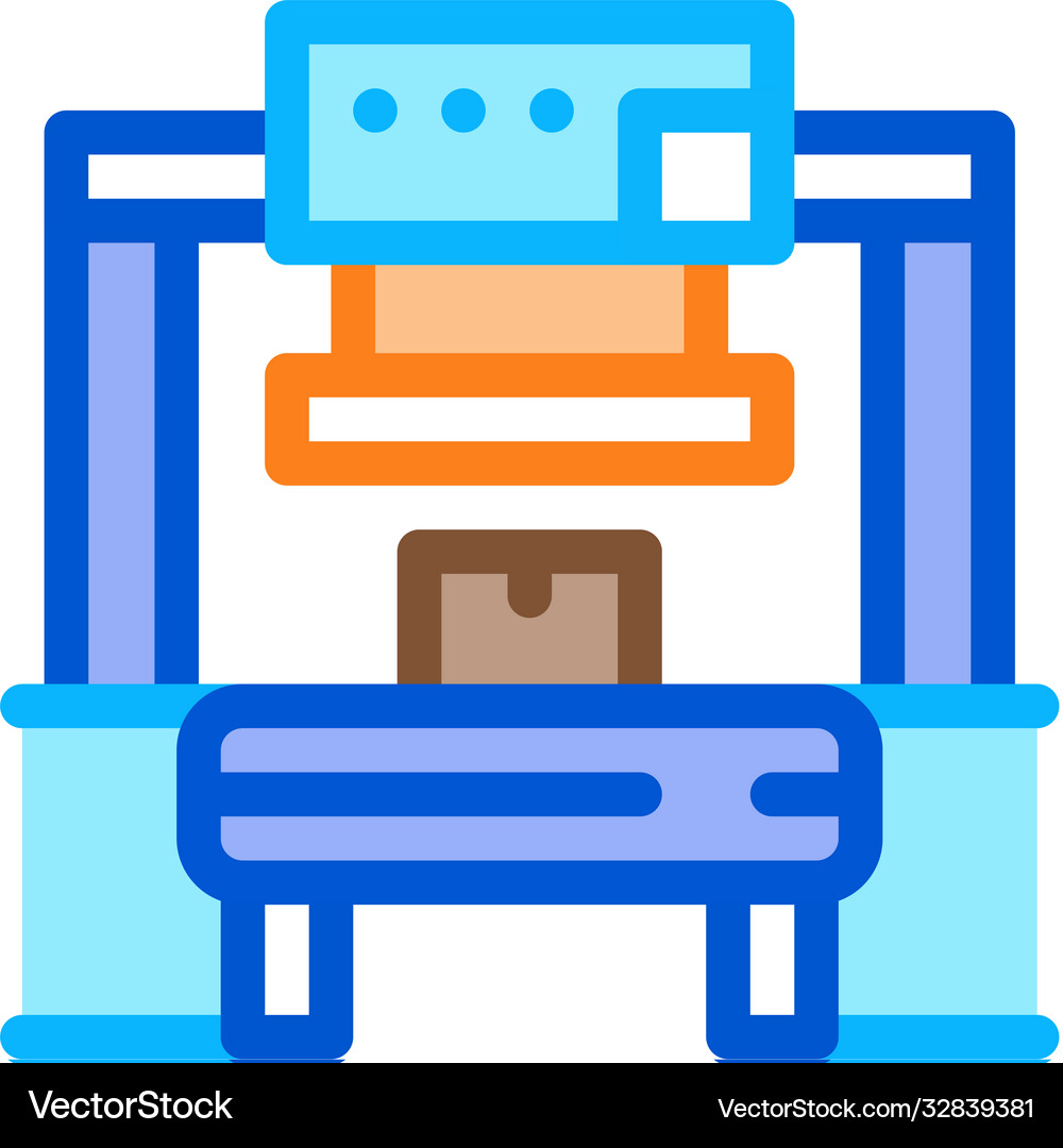 Manufacturing factory tool icon outline Royalty Free Vector