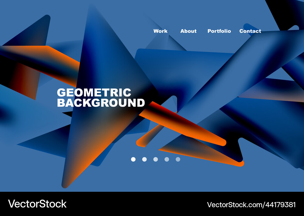 Shards shape composition abstract background web Vector Image