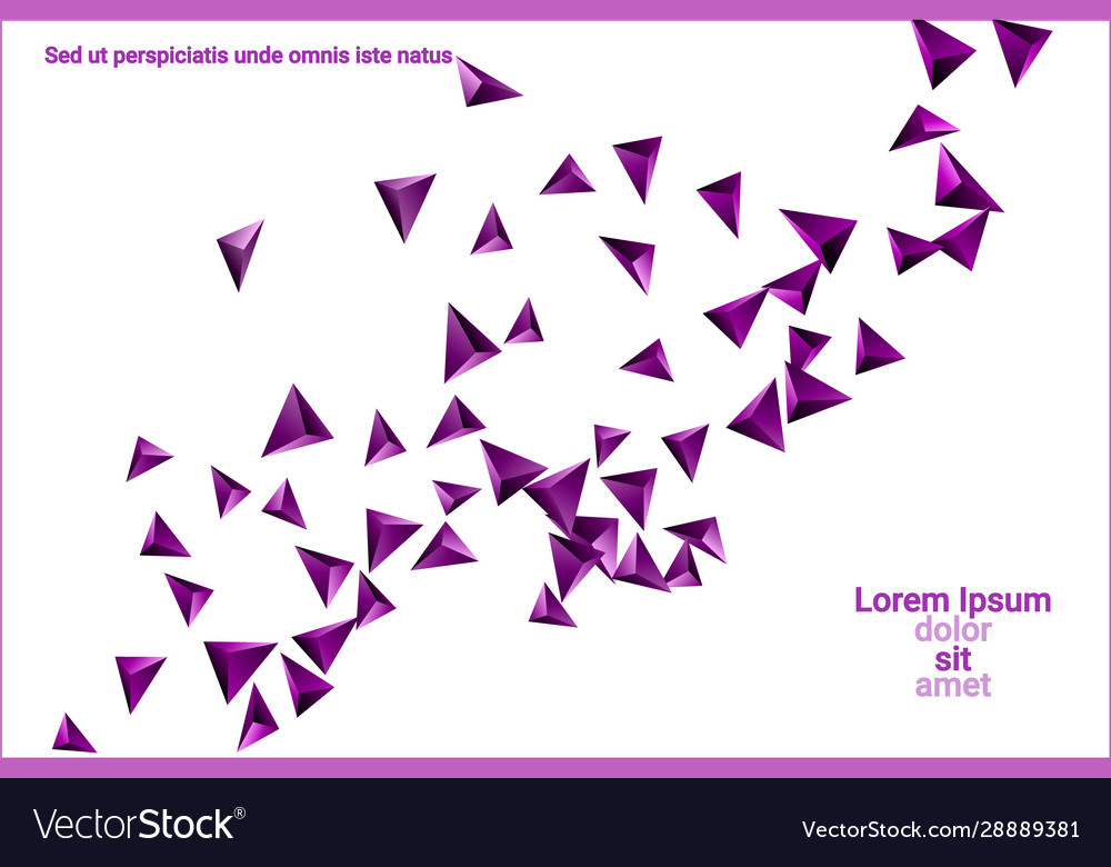 Triangular background Royalty Free Vector Image