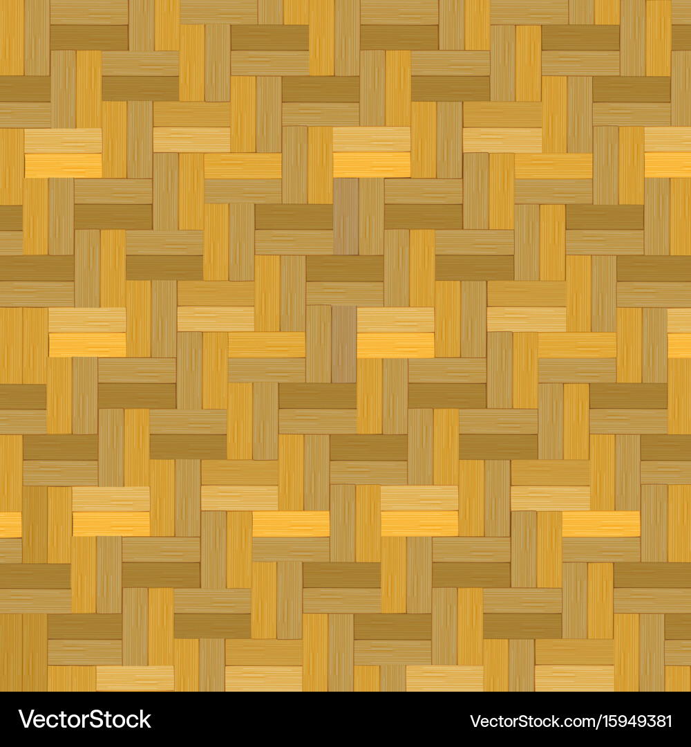 Wooden weave bamboo basket texture background Vector Image