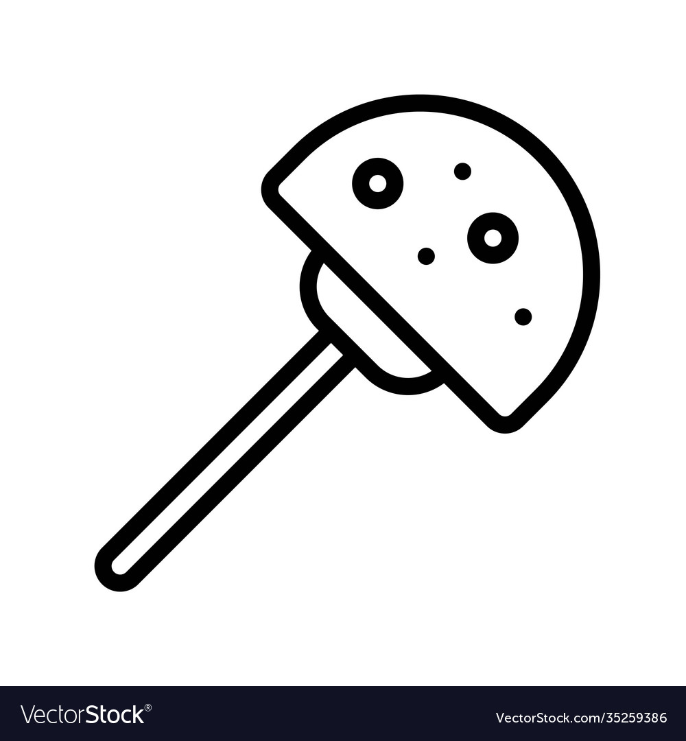 Lollipop icon christmas food and drink Royalty Free Vector