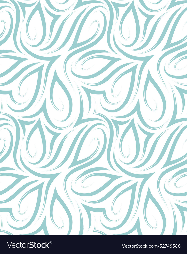 Seamless pattern smooth corners Royalty Free Vector Image