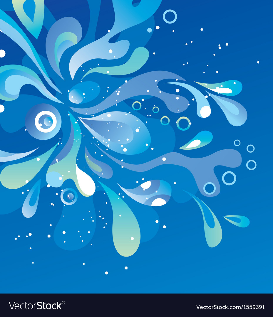Abstract splash background Royalty Free Vector Image