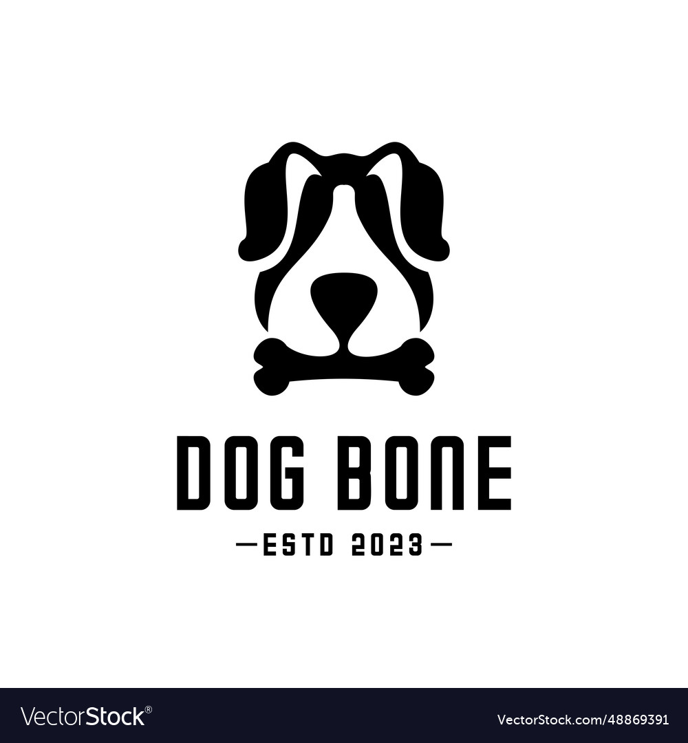 Dog bone Royalty Free Vector Image - VectorStock