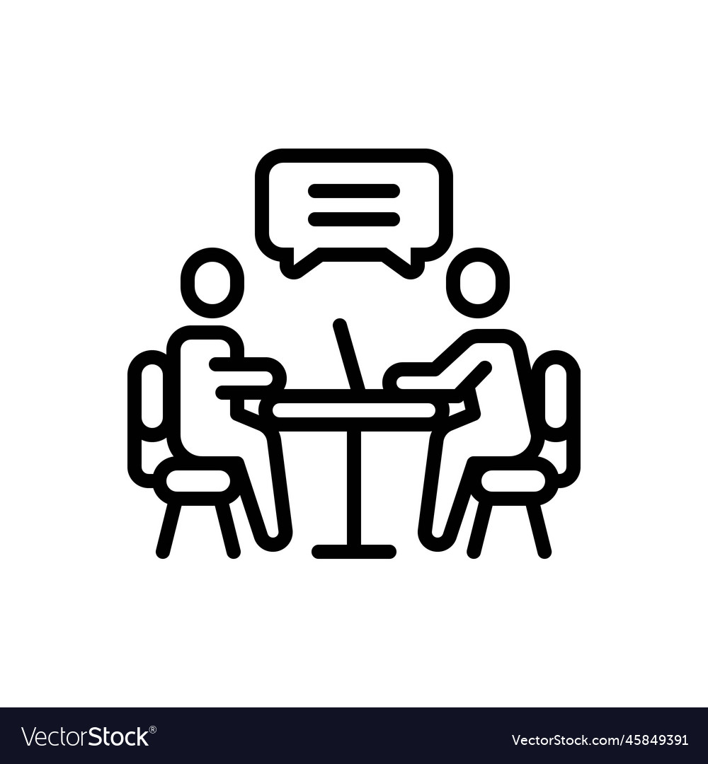 Interview Royalty Free Vector Image - VectorStock