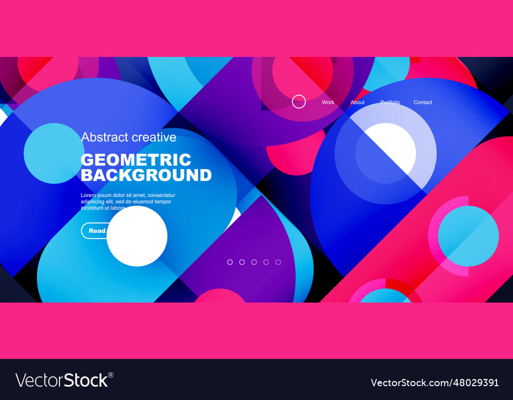 Simple circles and round elements pattern Vector Image