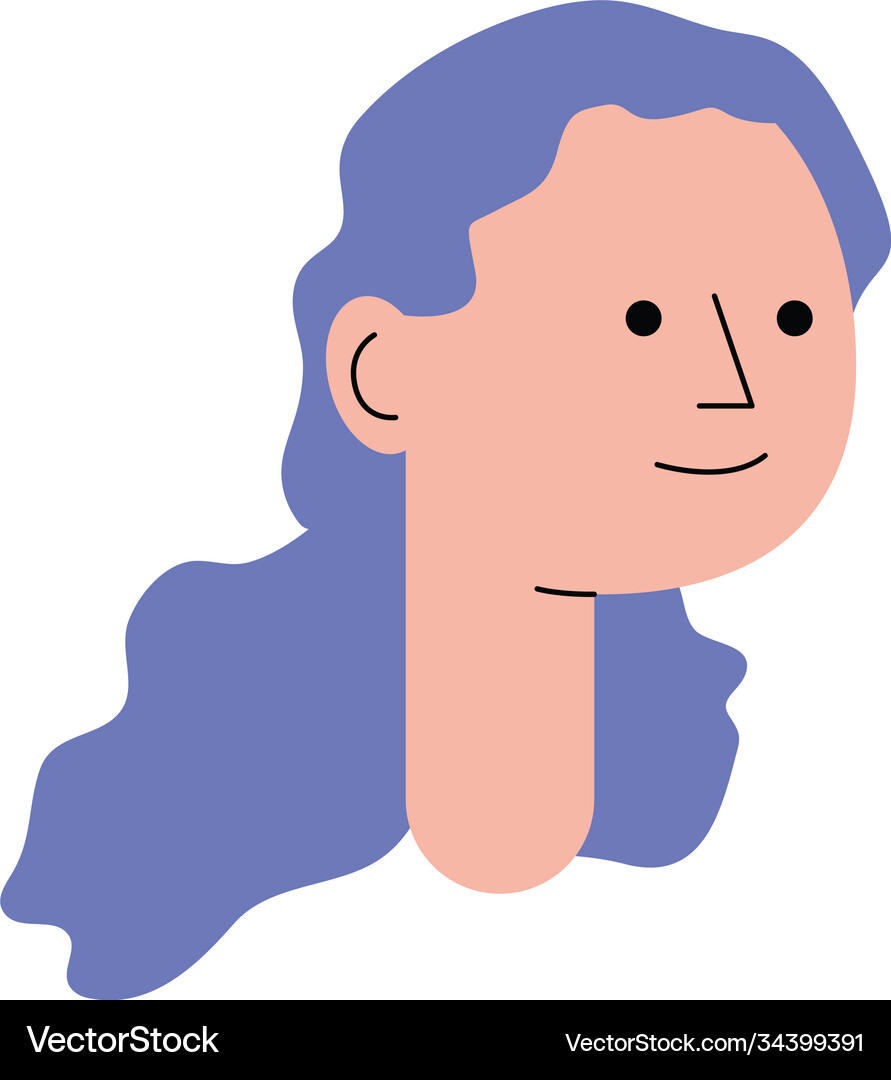 Woman sick avatar character icon Royalty Free Vector Image