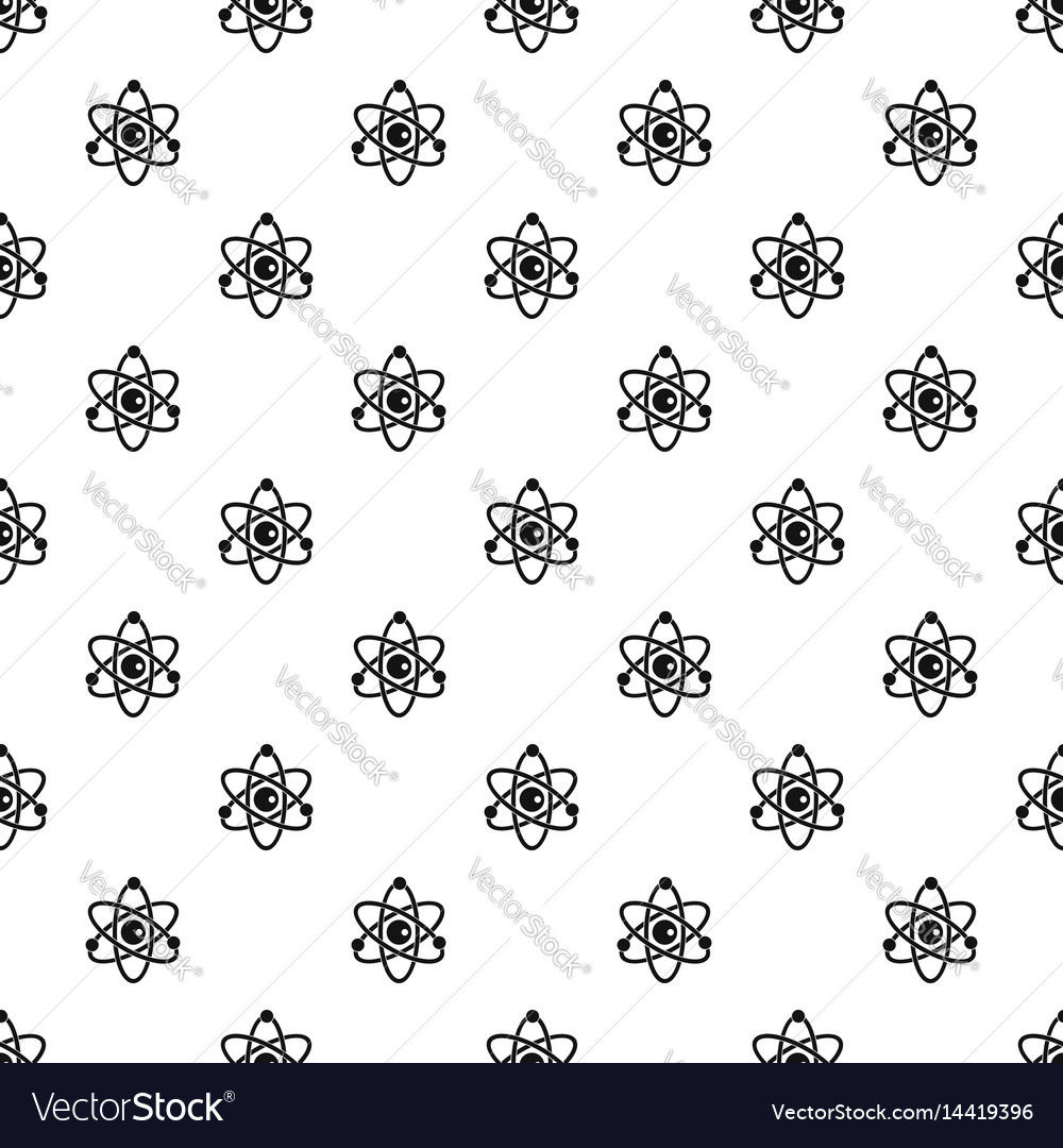 Atomic model pattern Royalty Free Vector Image