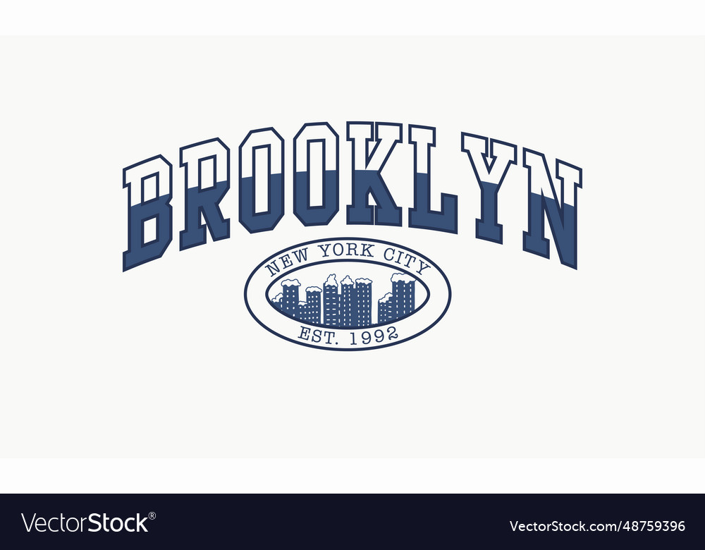 Brooklyn Royalty Free Vector Image - VectorStock