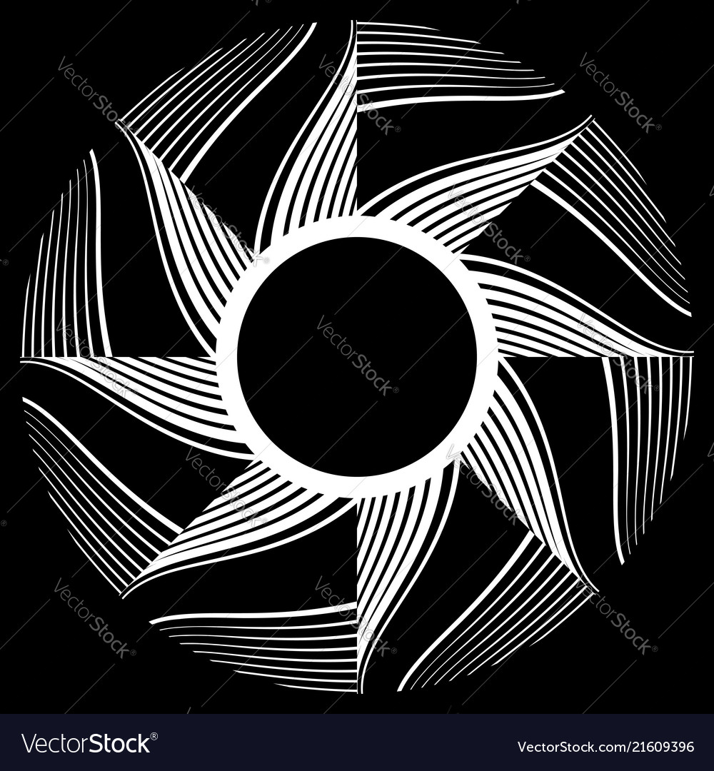 Circle design element Royalty Free Vector Image