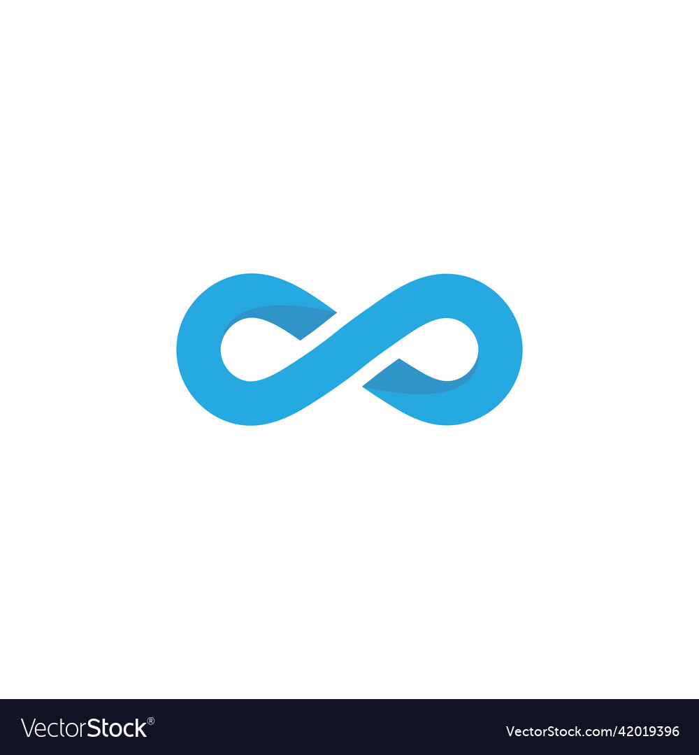 Infinity logo Royalty Free Vector Image - VectorStock