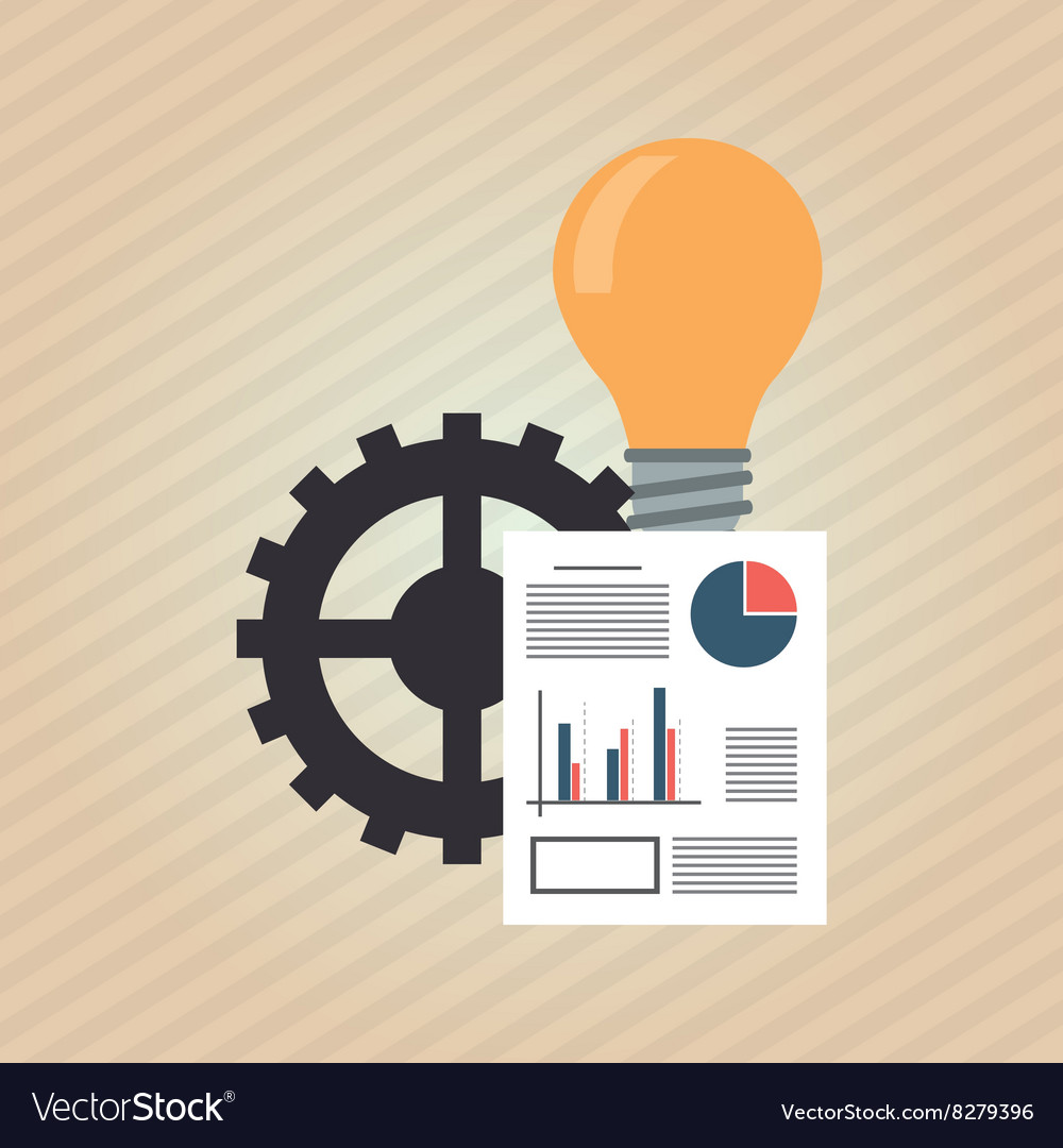 Infographic document design Royalty Free Vector Image