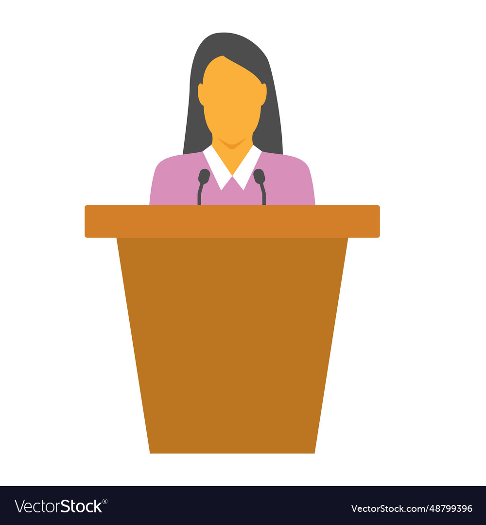 Public speaker icon Royalty Free Vector Image - VectorStock Public speaker icon Royalty Free Vector Image - VectorStock