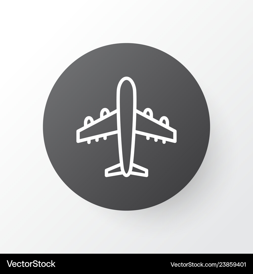 Aircraft icon symbol premium quality isolated Vector Image