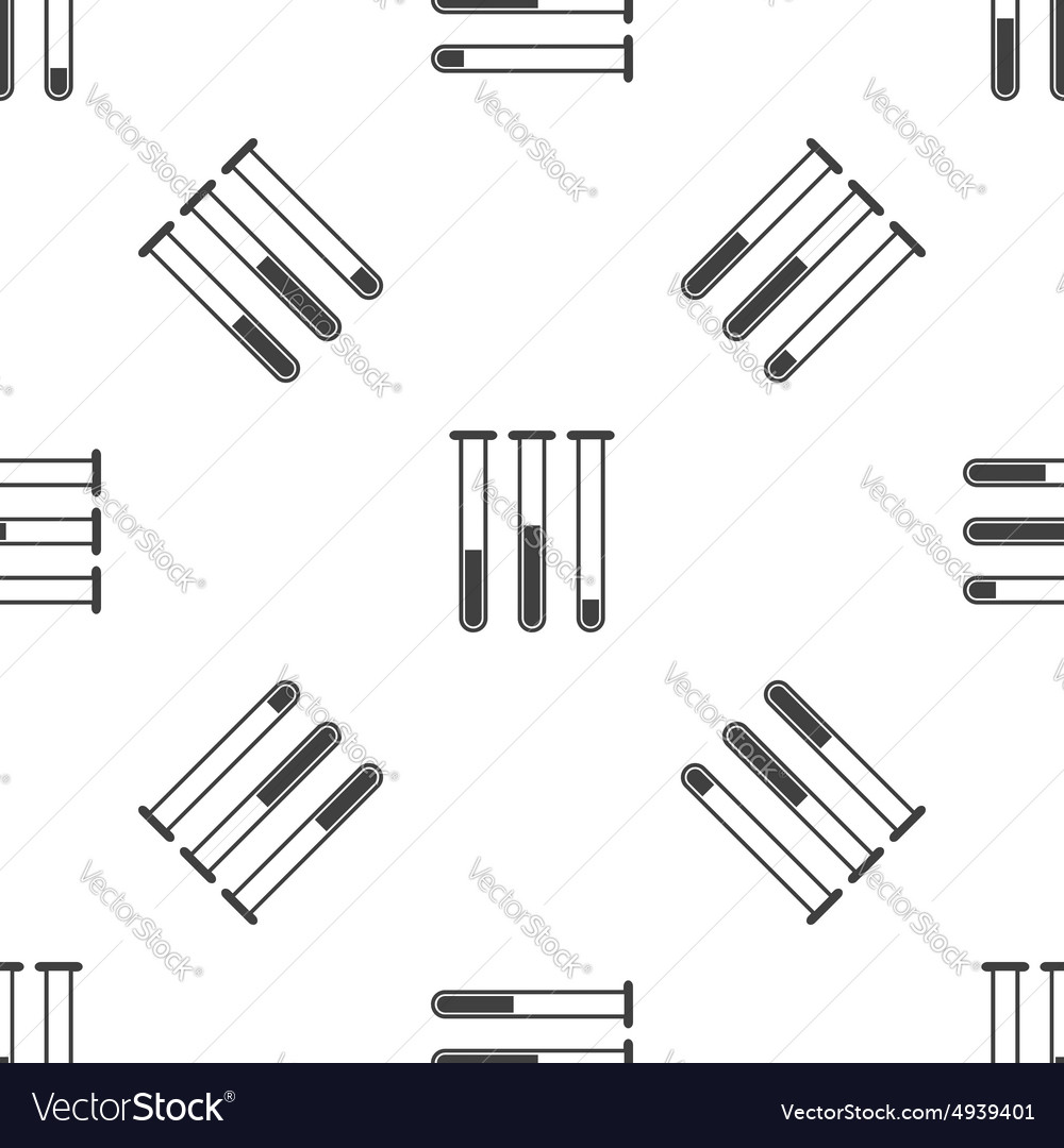Test-tubes pattern Royalty Free Vector Image - VectorStock