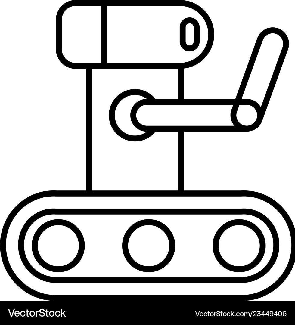 Bot icon chatbot icon concept cute smiling robot Vector Image