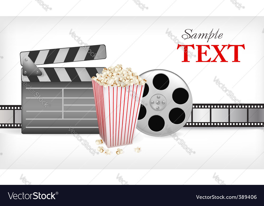 Cinema background Royalty Free Vector Image - VectorStock
