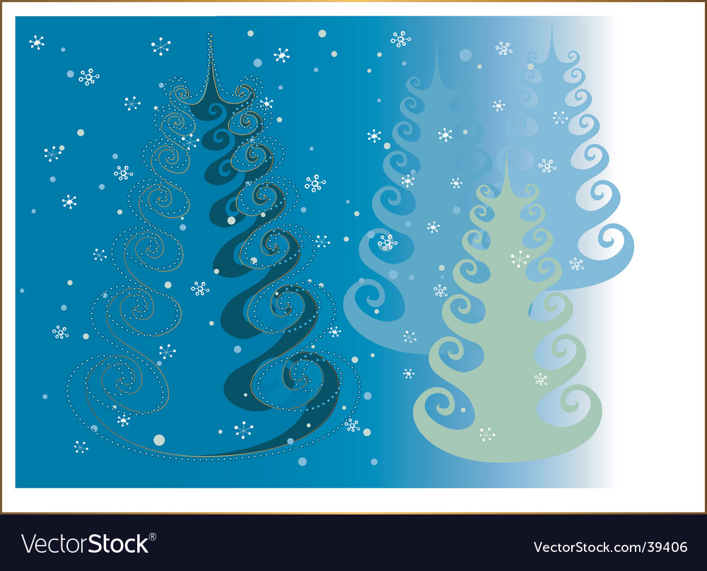 Positively christmastree Royalty Free Vector Image Positively christmastree Royalty Free Vector Image