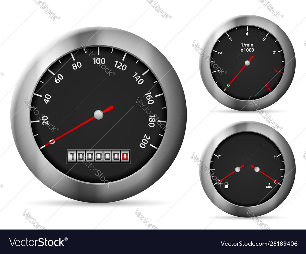 Speedometer Royalty Free Vector Image - VectorStock