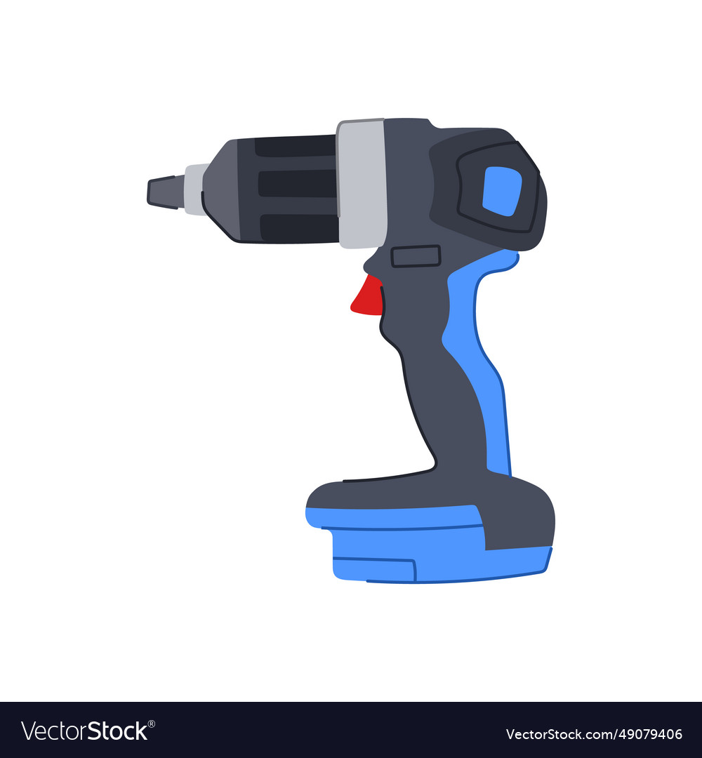 Work drill cartoon Royalty Free Vector Image - VectorStock