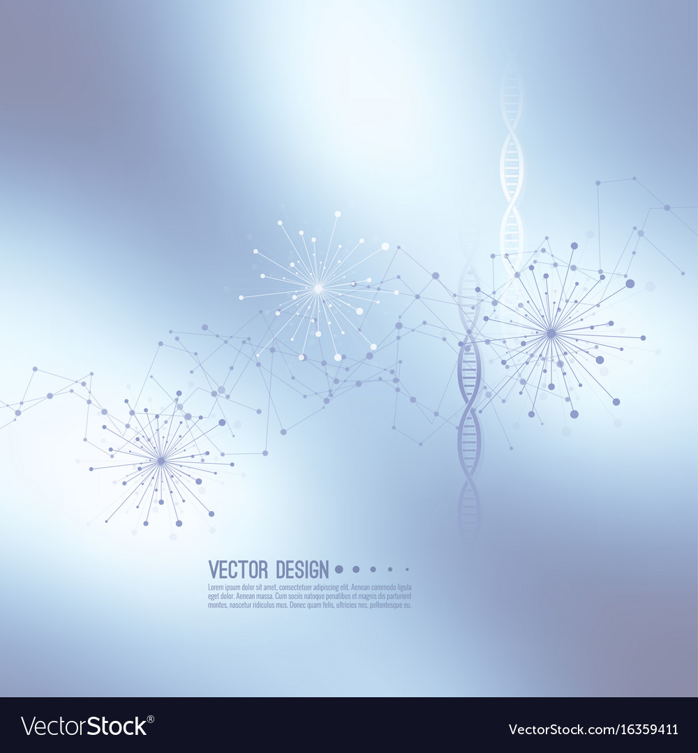 Array with dynamic emitted particles Royalty Free Vector