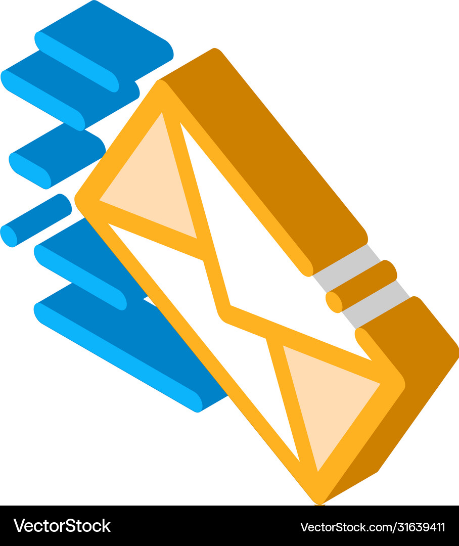 Mail letter postal transportation company Vector Image