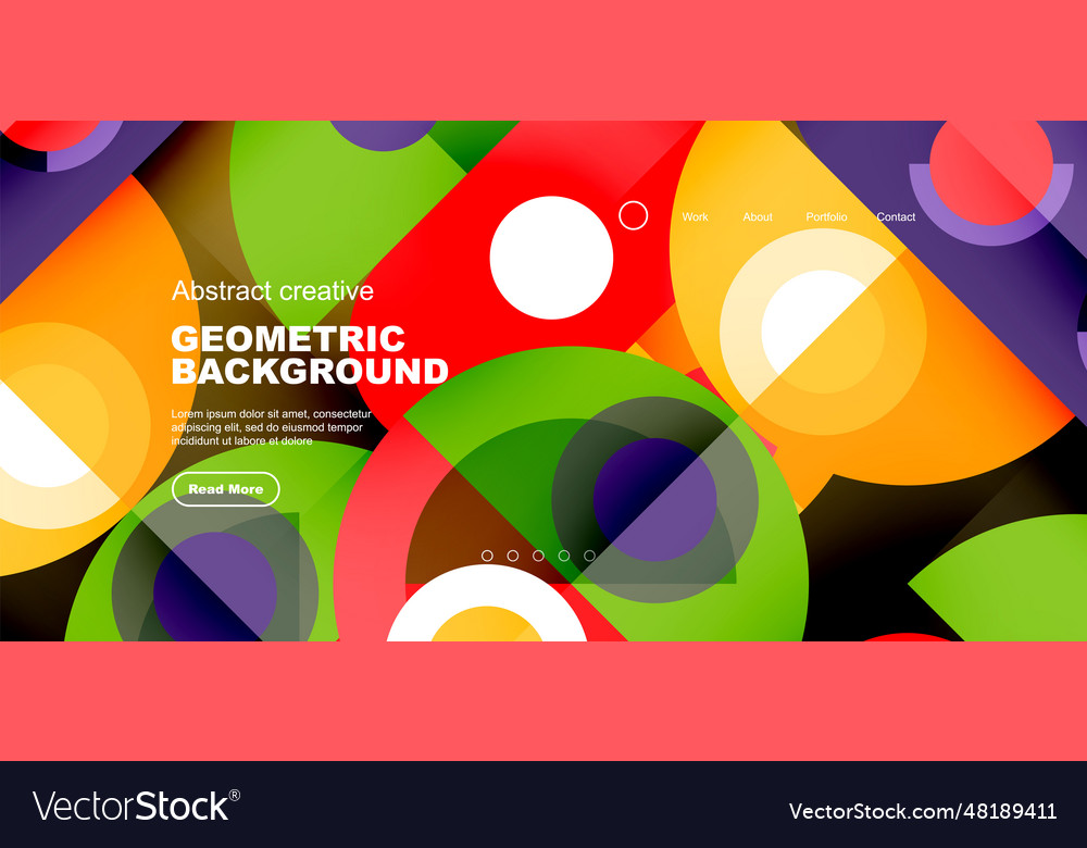 Simple circles and round elements pattern Vector Image