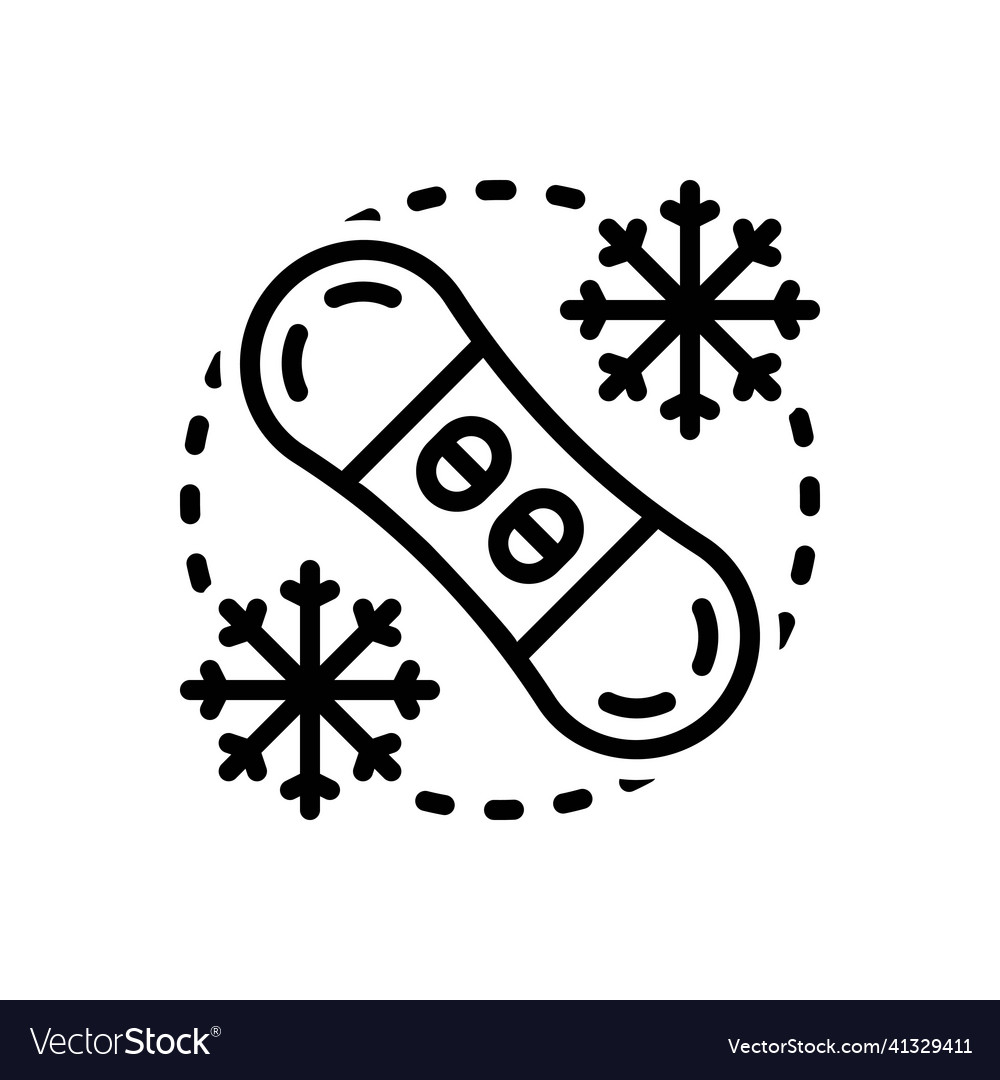 Snowboard Royalty Free Vector Image - VectorStock