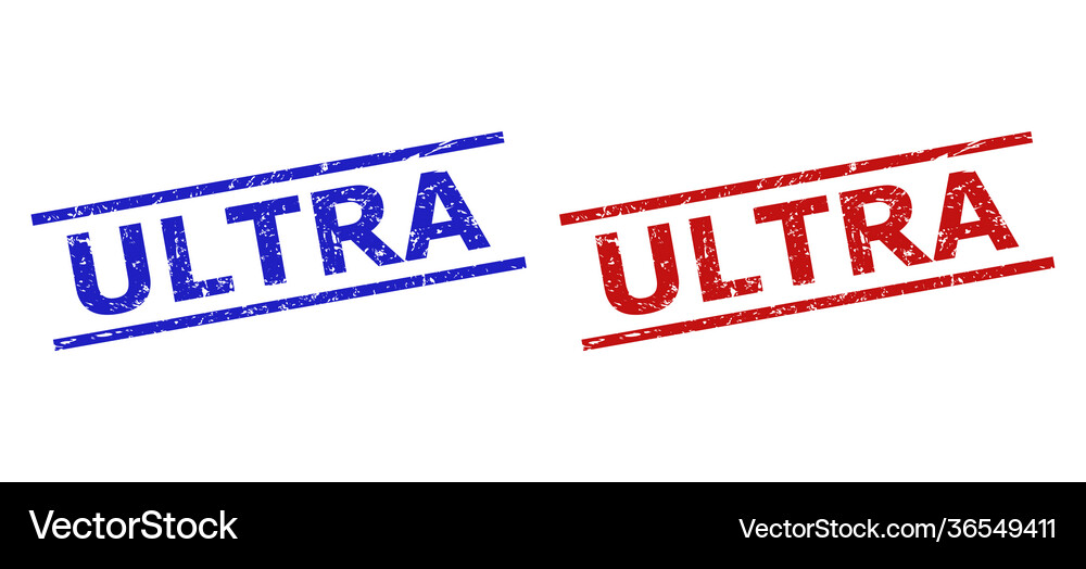 Ultra watermarks with unclean style and parallel Vector Image