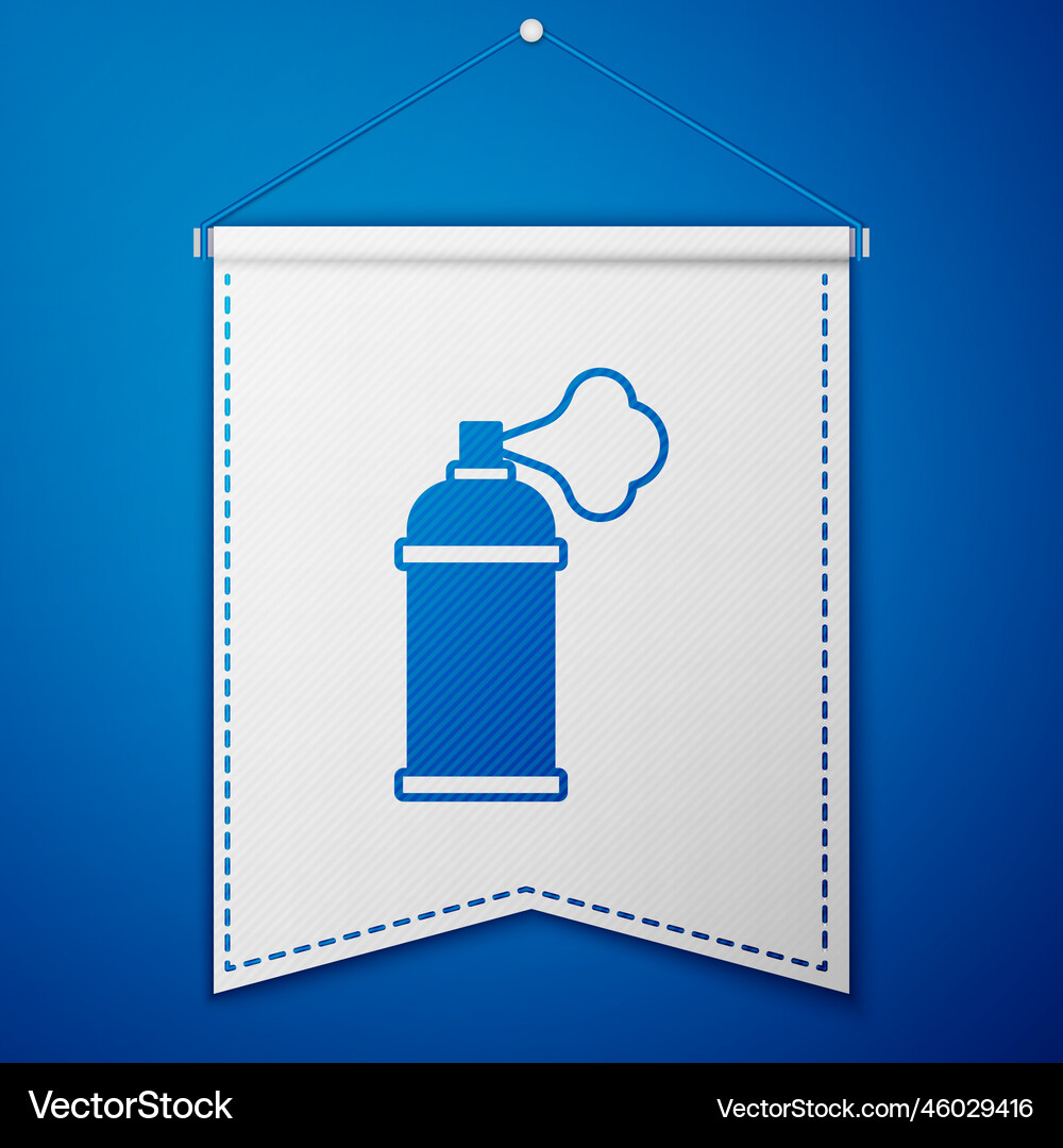 Blue paint spray can icon isolated on Royalty Free Vector