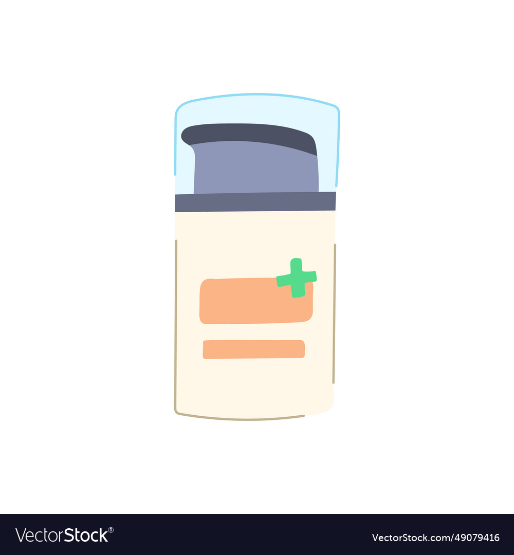 Care dry skin cream cartoon Royalty Free Vector Image Care dry skin cream cartoon Royalty Free Vector Image