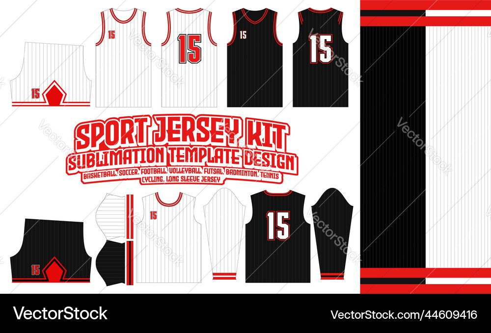 Jersey apparel sport wear sublimation pattern 88 Vector Image